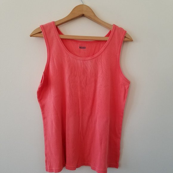 Basic Editions | Tops | Basic Editions Pink Tank Top Size Xl | Poshmark